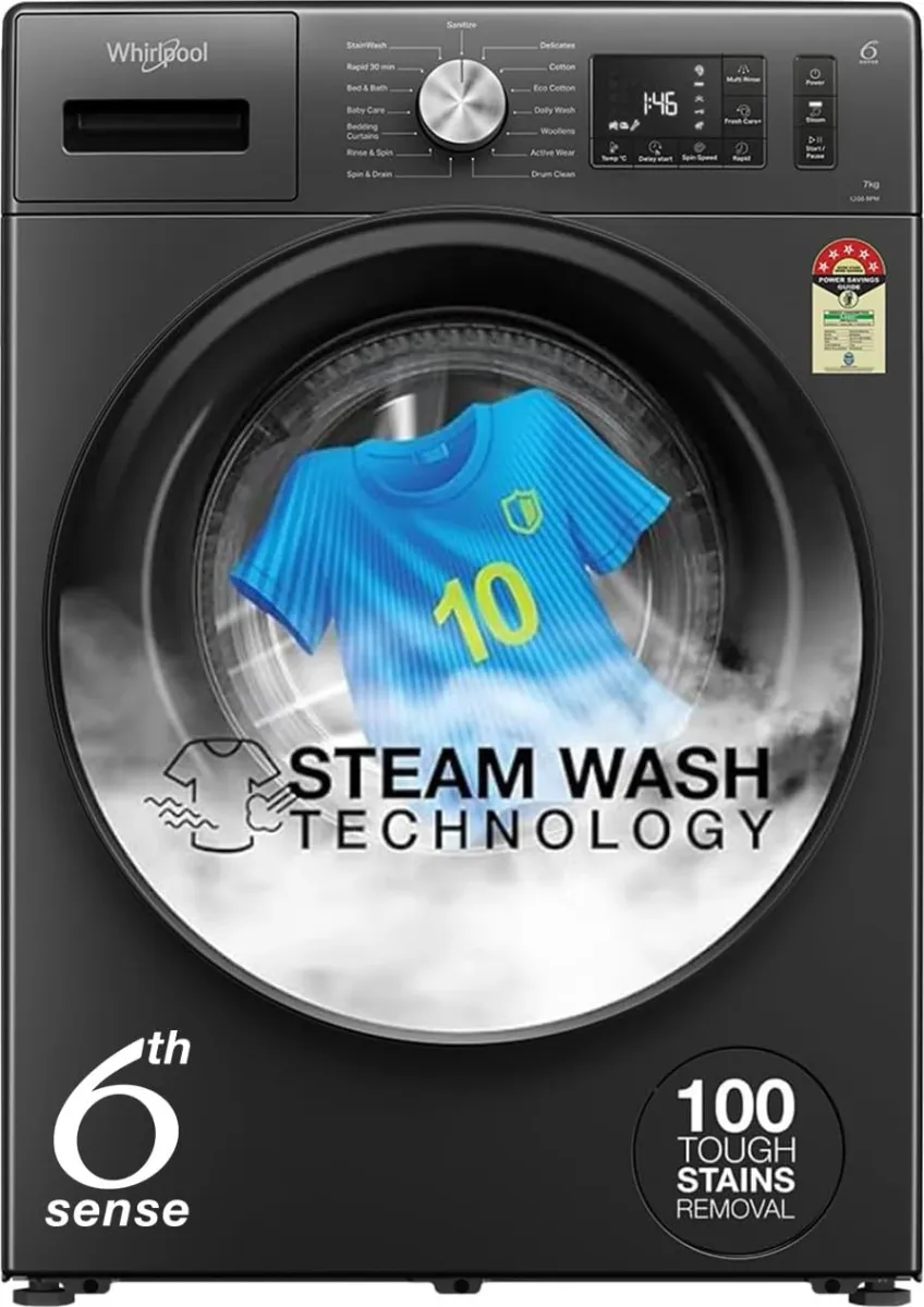 Whirlpool Supreme Care 7012 7 kg Fully Automatic Front Load Washing ...