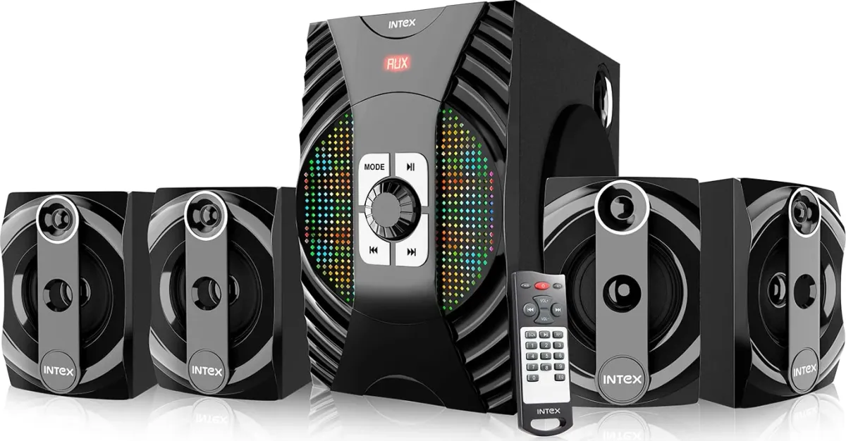 Intex Dazzle FMUB 78W Multimedia Bluetooth Speaker - Price in India ...