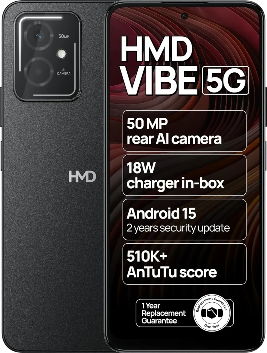 HMD Vibe 5G Price in India 2025, Full Specs & Review | Smartprix