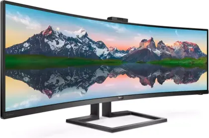 Philips P Line 498P9 49-inch Curved W-LED Monitor Price in India 2025 ...