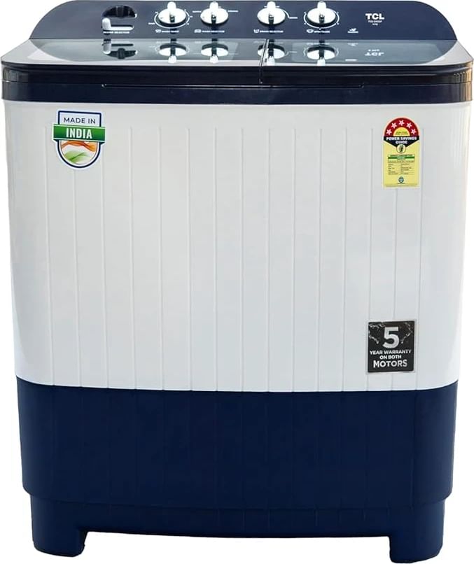 TCL T102-D80GP 7.5 kg Semi Automatic Washing Machine Price in India ...