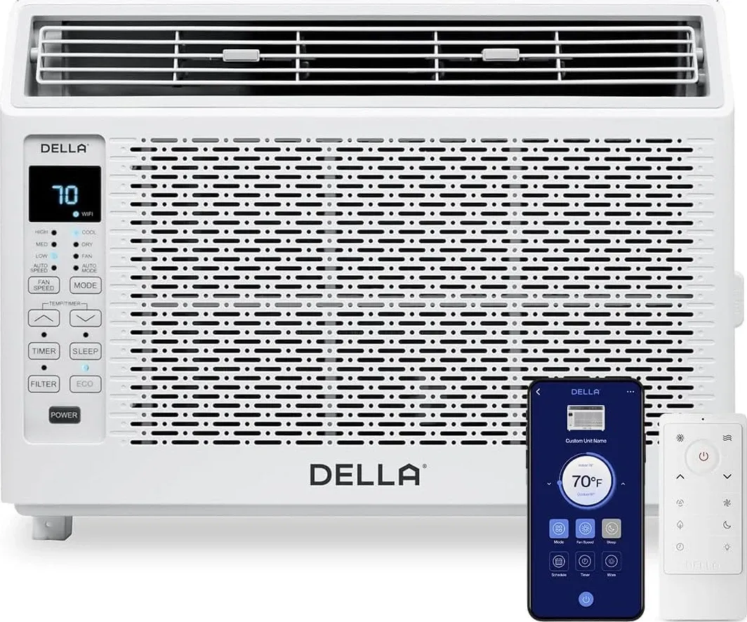 Della ‎048-TL-W5KWDS 5000 BTU 115V Window AC Price in United States ...