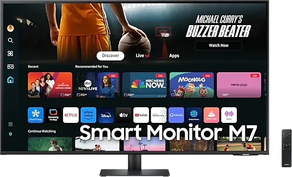 Samsung M7 LS43DM700UWXXL 43 inch Ultra HD 4K Smart Monitor - Price in ...