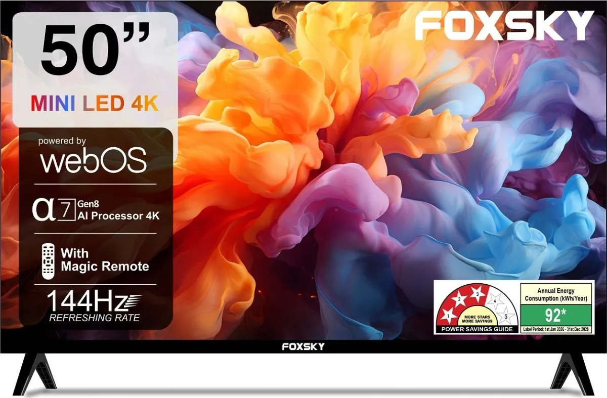 Foxsky FS50MINILED 50 inch Ultra HD 4K Smart Mini LED TV - Price in ...