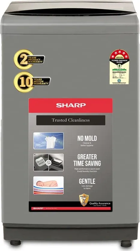 Sharp EST110NGY 11 Kg Fully Automatic Top Load Washing Machine Price in ...