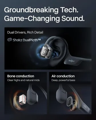 Shokz OpenRun Pro 2 Mini Bone Conduction Wireless Headphones - Price in ...