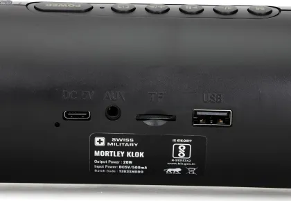 Swiss Military Mortley Klok 20W Bluetooth Speaker Price in India 2025 ...
