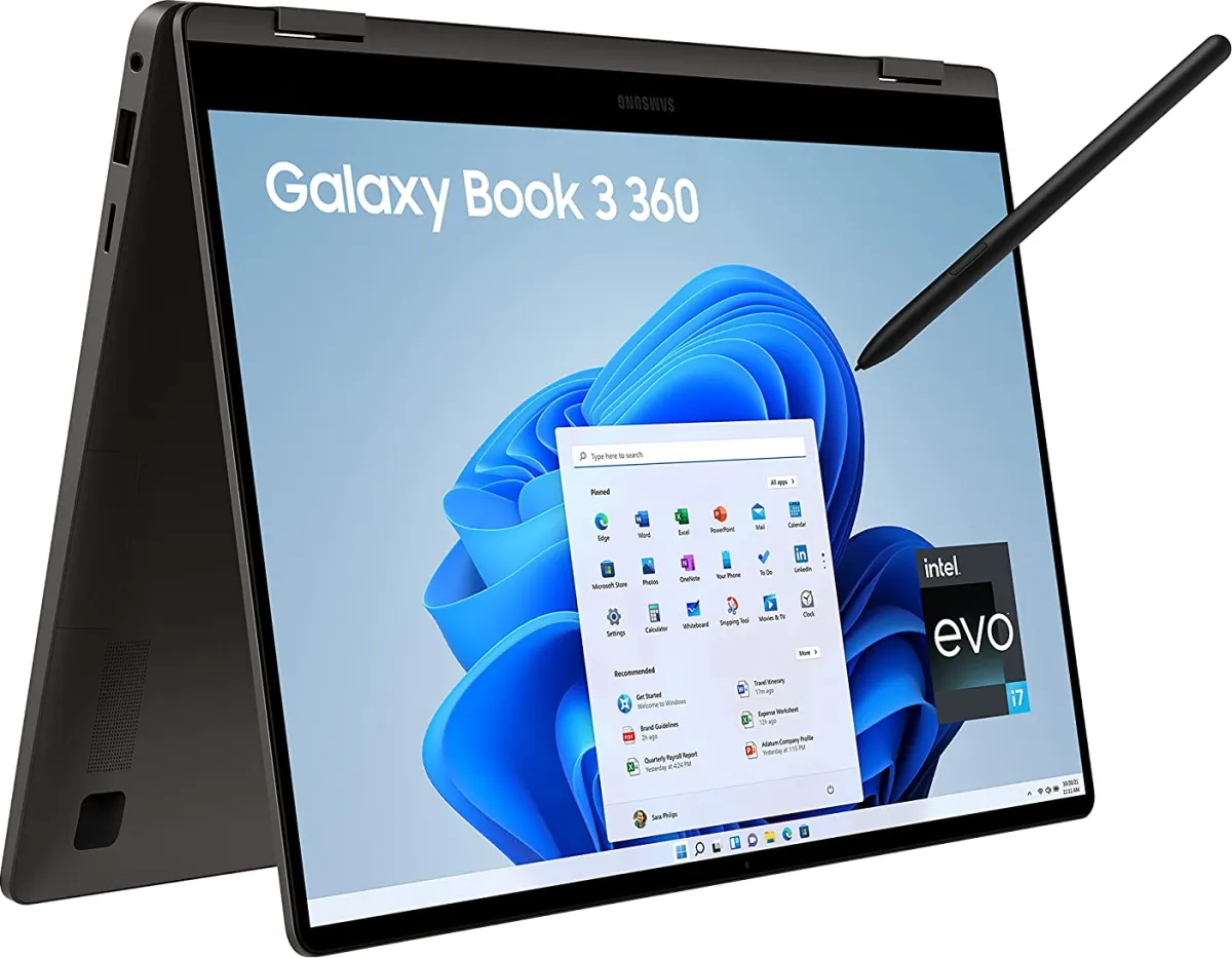 Samsung Galaxy Book 3 360 NP750QFG-KA1IN Laptop (13th Gen Core i7/ 16GB/ 512GB SSD/ Win11) Price ...
