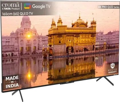 Croma CREL065UGC024602 65 inch Ultra HD 4K Smart QLED TV Price in India ...