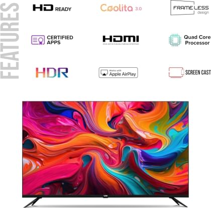 VW VW32C3 32 inch HD Ready Smart LED TV Price in India 2025, Full Specs ...