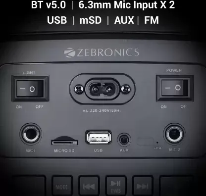 Zebronics Zeb-Vigor 60W Bluetooth Speaker - Price in India (Apr 2026 ...