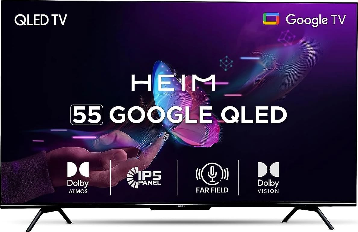 HEIM 55 QLGAVE 55 inch Ultra HD 4K Smart QLED TV Price in India 2025, Full Specs & Review ...