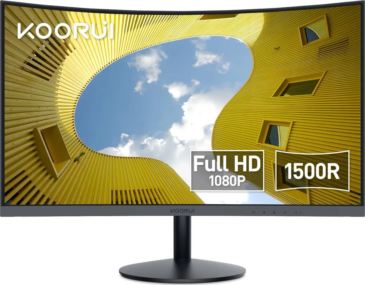 Koorui 24N5C 24 inch Full HD Curved Monitor Price in India 2025, Full ...