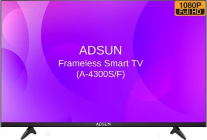Adsun Frameless A-4300S/F 40 inch Full HD Smart LED TV Price in India ...