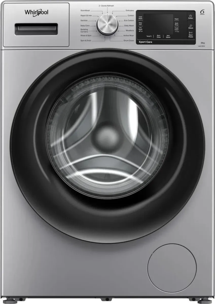 Whirlpool Xpert Care XO8014BYS 8 Kg Fully Automatic Front Load Washing ...