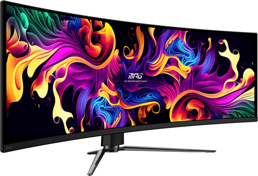 MSI 491CQPX 49 inch Dual QHD QD-OLED Monitor Price in India 2025, Full ...