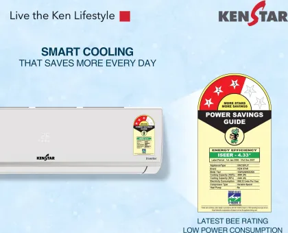 Kenstar 153IPG26WKS 1.5 Ton 3 Star 2026 Inverter Split AC - Price in ...