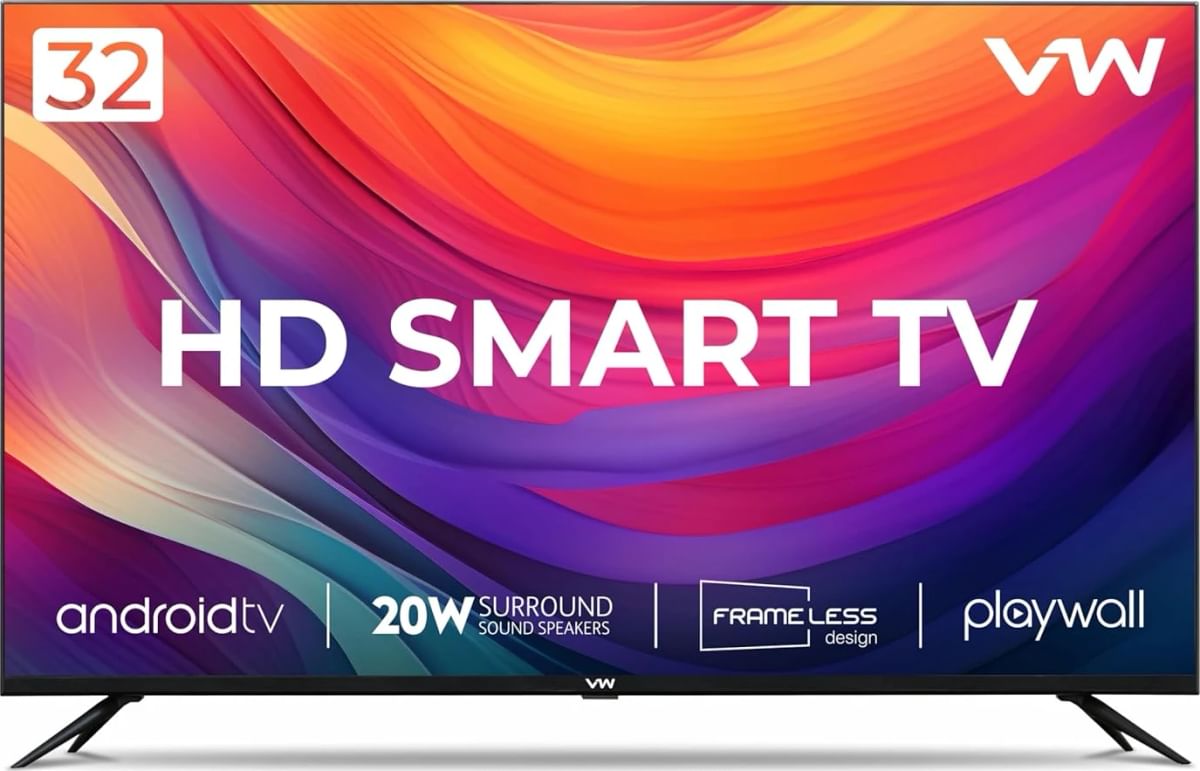 VW VW32F5 32 inch HD Ready Smart LED TV Price in India 2025, Full Specs ...