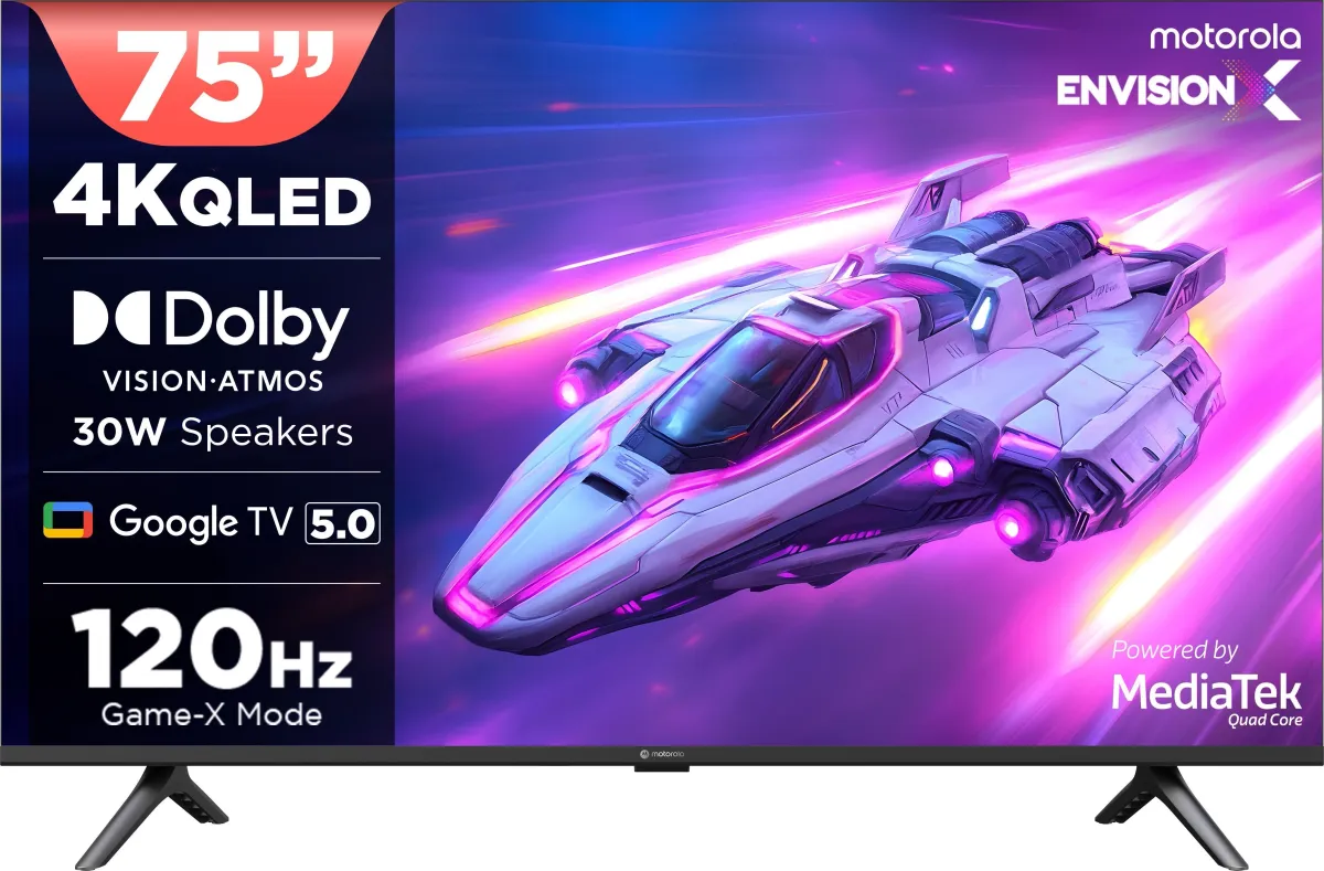 Motorola 75UHDGQMWSTQ 75 inch Ultra HD 4K Smart QLED TV - Price in ...