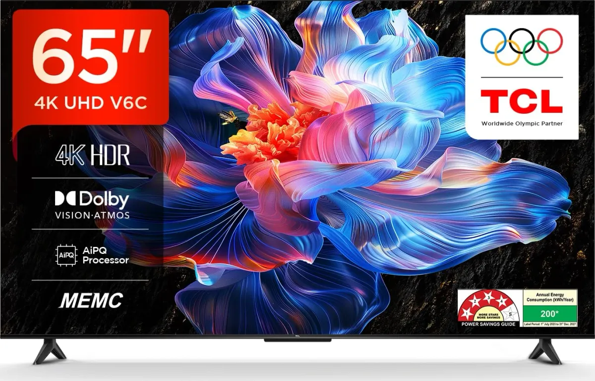 TCL V6C 65 inch Ultra HD 4K Smart LED TV (65V6C) Price in India 2025 ...