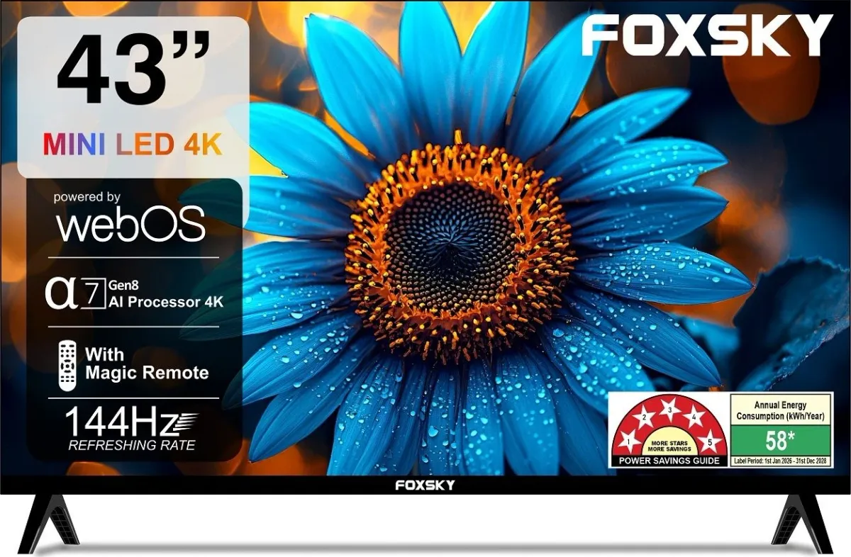 Foxsky FS43MINILED 43 inch Ultra HD 4K Smart Mini LED TV - Price in ...
