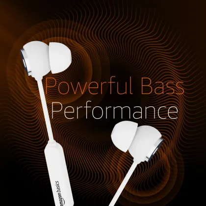 AmazonBasics ABEVE123M Wired Earphones - Price in India (May 2026 ...