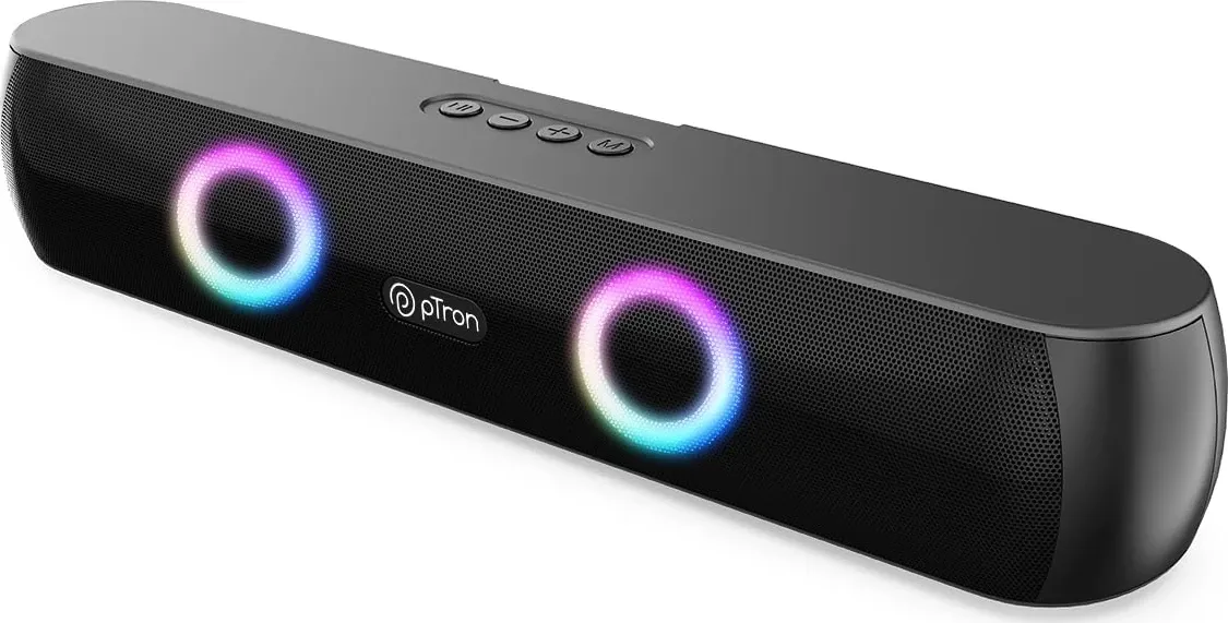 pTron Fusion Beam V2 16W Bluetooth Soundbar - Price in India (May 2026 ...