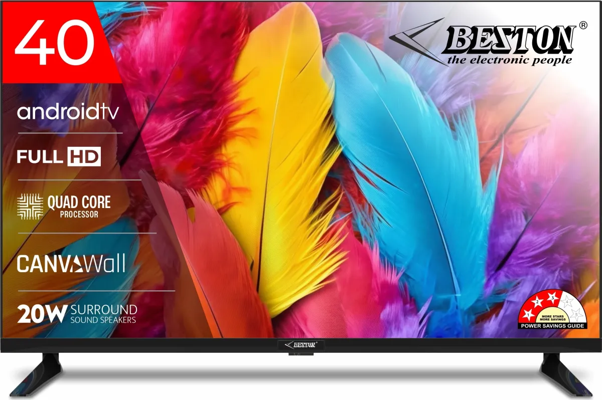 Beston BS40FGQ1 40 inch Full HD Smart LED TV Price in India 2026, Full ...