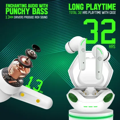 pTron Bassbuds Viper True Wireless Earbuds Price in India 2025, Full ...