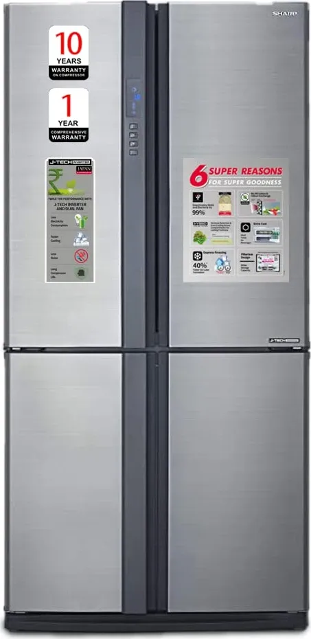 Sharp SJEP70FSLEC 678 L French Door Refrigerator Price in India 2026 ...