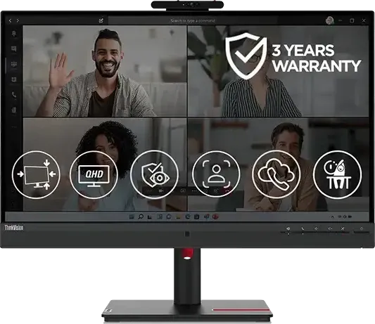 Lenovo ThinkVision T27hv-30 27 inch Quad HD Monitor Price in India 2025 ...