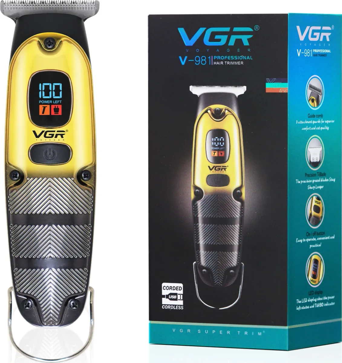 VGR V-981 Trimmer Price in India 2025, Full Specs & Review | Smartprix