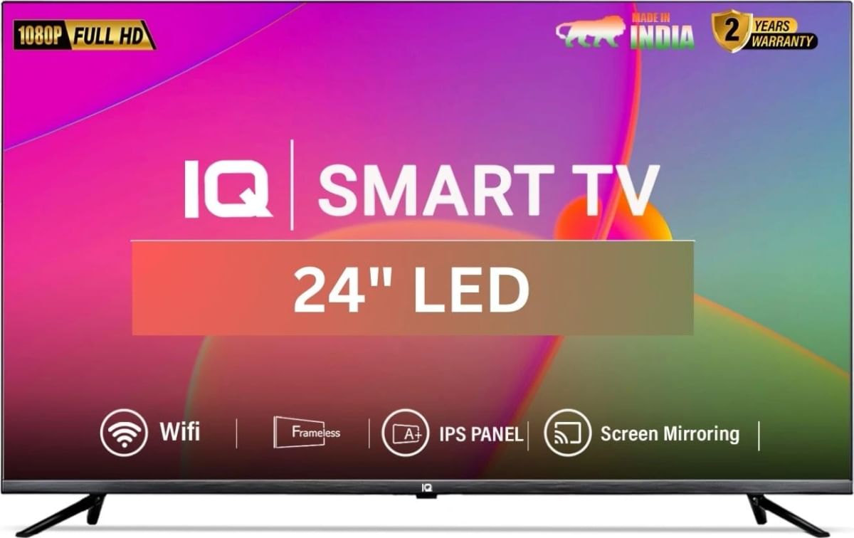 IQ IQFL24T2 24 inch Full HD Smart LED TV Price in India 2024, Full ...