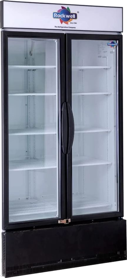 Rockwell RVC1100B 947 L Double Glass Door Visi Cooler Price in India ...