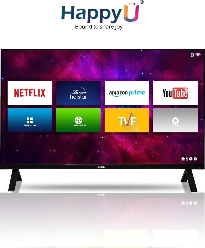 HappyU HA43FS 43 inch Full HD Smart LED TV Price in India 2025, Full ...