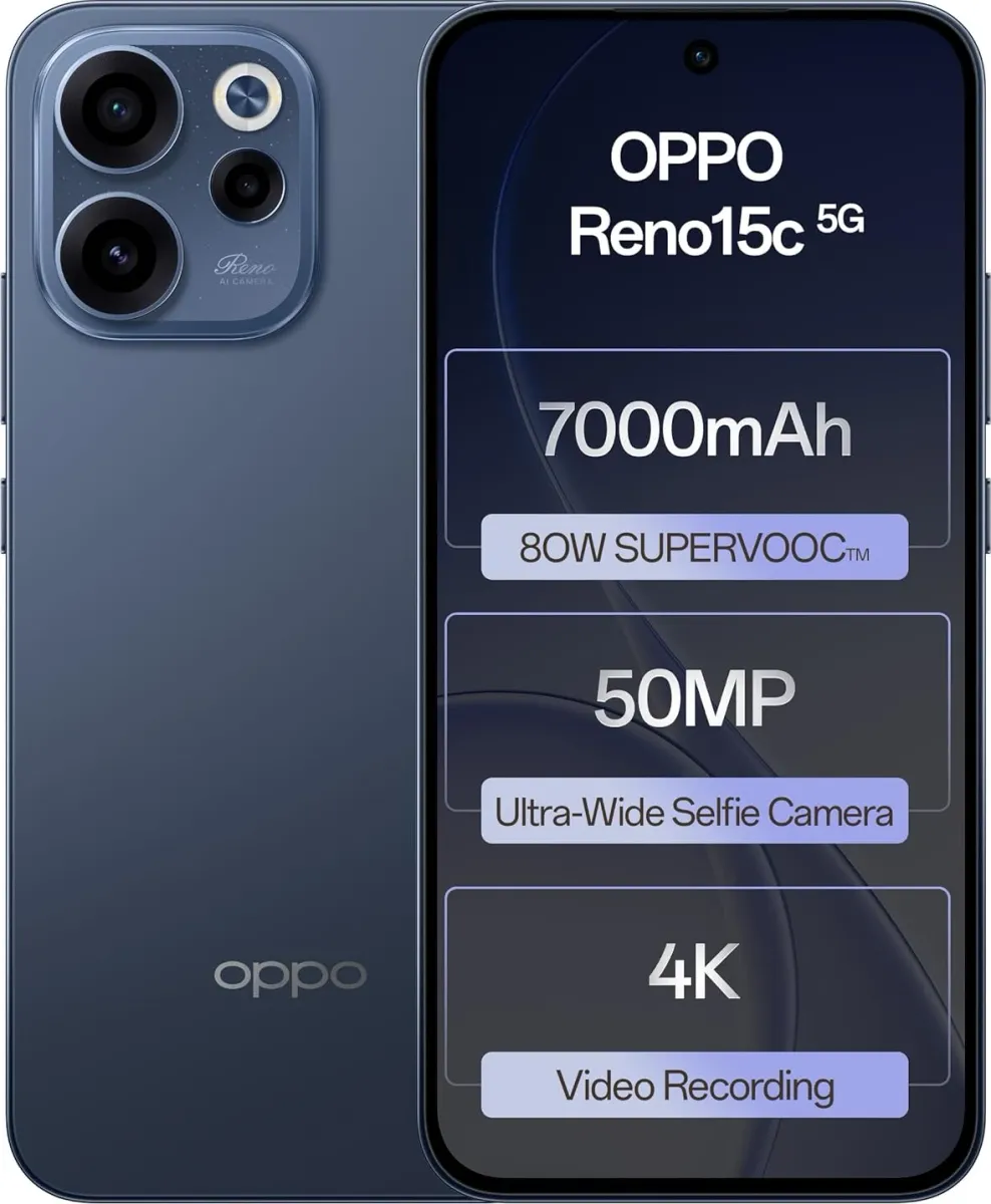 Oppo Reno 15c 5G (12GB RAM + 256GB) - Price in India (Jun 2026), Specs ...