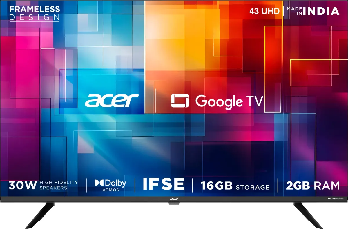 Acer G Plus Series 43 inch Ultra HD 4K Smart LED TV (AR43UDGGR2851AD ...