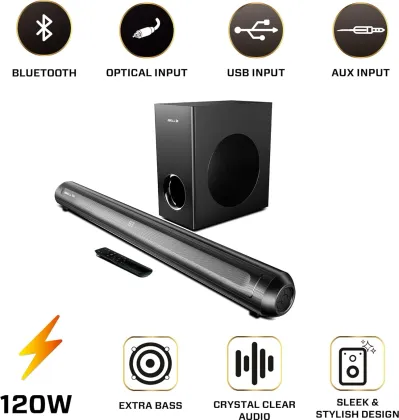 iBELL Sonic 120 120W Bluetooth Soundbar - Price in India (Apr 2026 ...