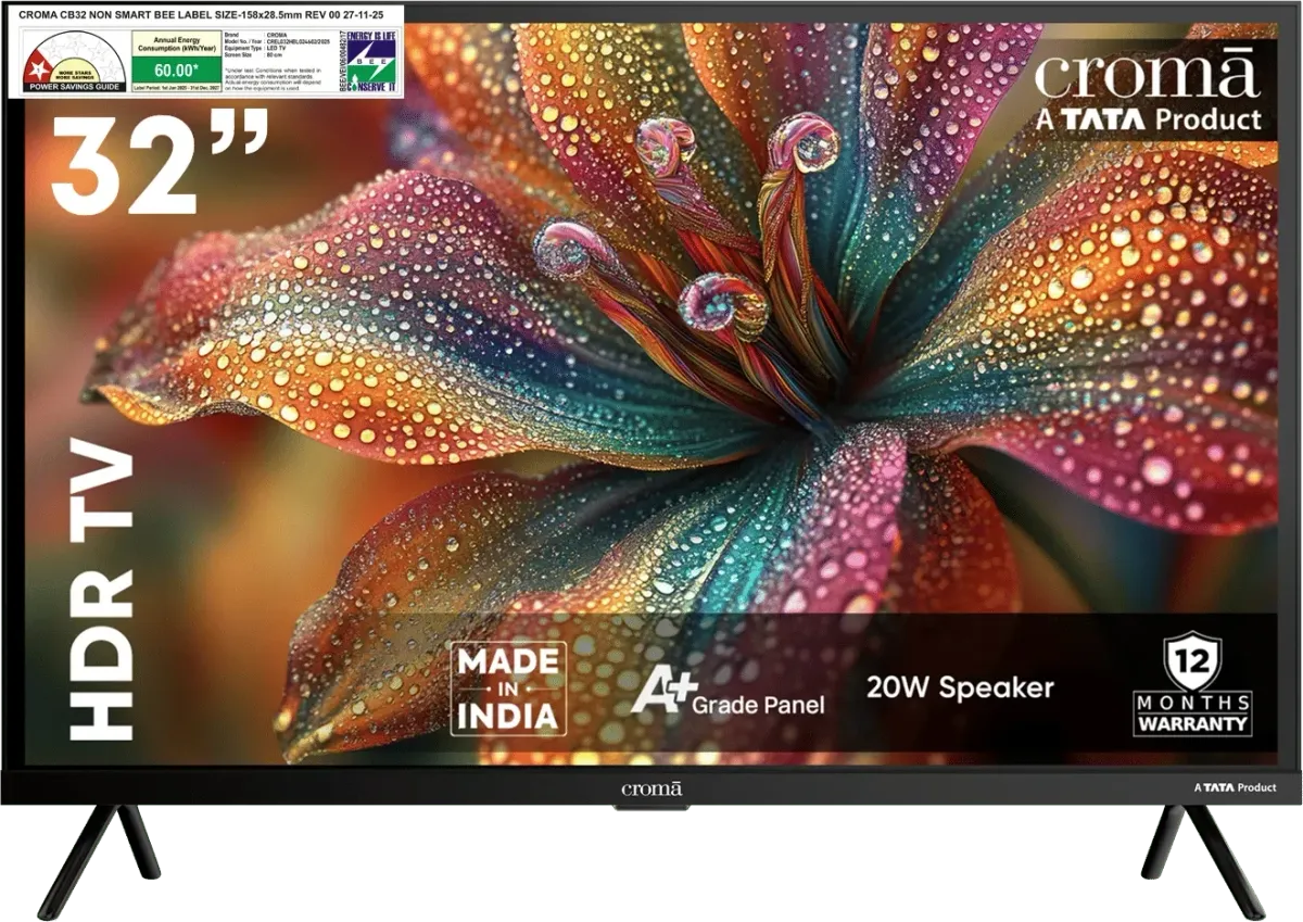 Croma 32HBL024602 32 inch Full HD LED TV - Price in India (May 2026 ...