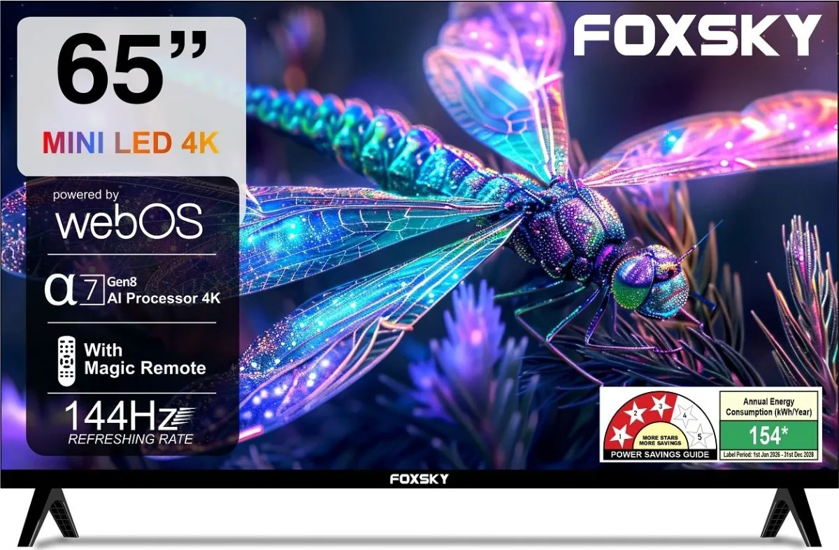 Foxsky FS65MINILED 65 inch Ultra HD 4K Smart Mini LED TV - Price in ...