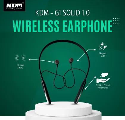 KDM G1 Solid 1.0 Wireless Neckband - Price in India (May 2026), Specs ...