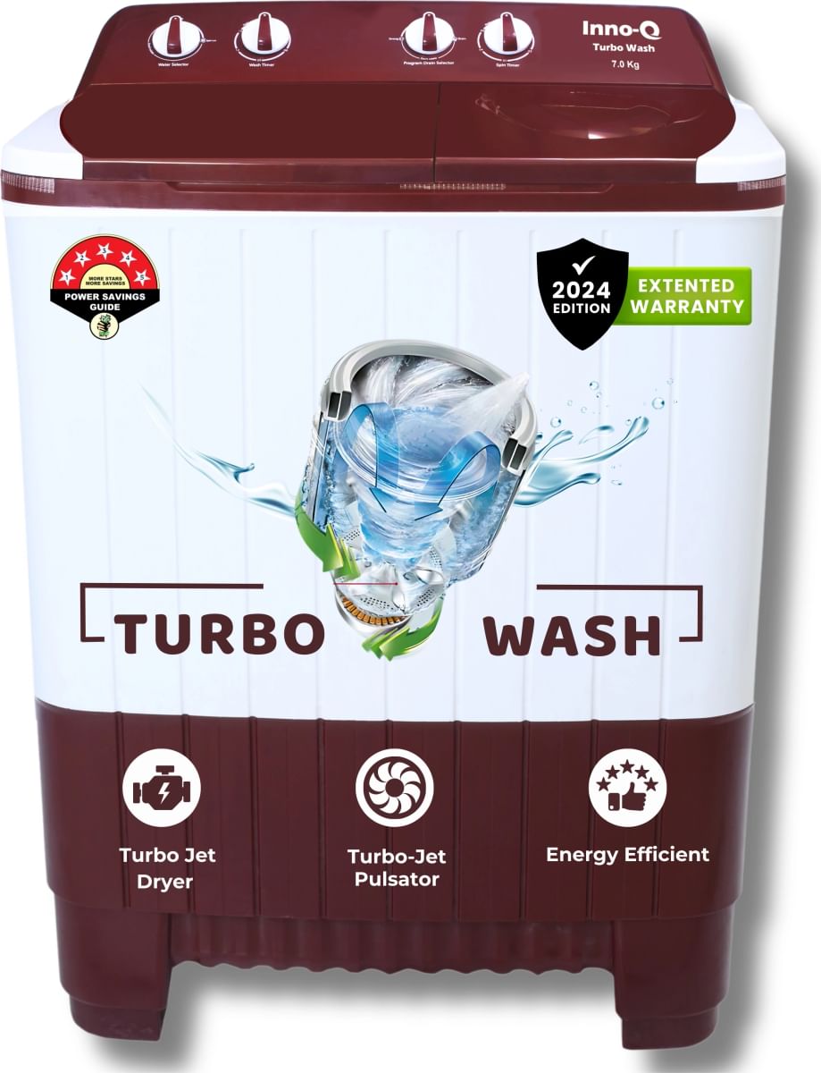 Inno-Q 70-TURBO-IVI 7 Kg Semi Automatic Top Load Washing Machine Price ...