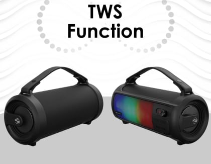 Zebronics Zeb-Rocket 500 Light 20W Bluetooth Speaker Price in India ...