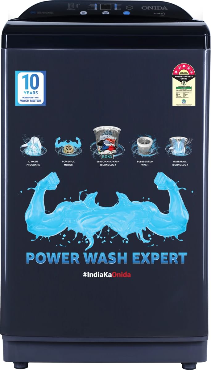 Onida T85GDB 8 kg Fully Automatic Top Load Washing Machine Price in ...