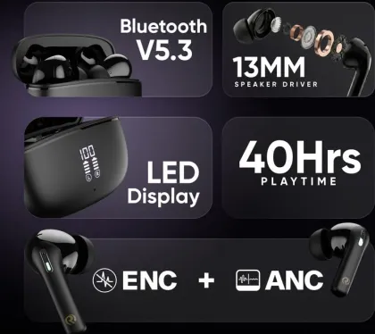 Robotek Airmute True Wireless Earbuds - Price in India (Jun 2026 ...