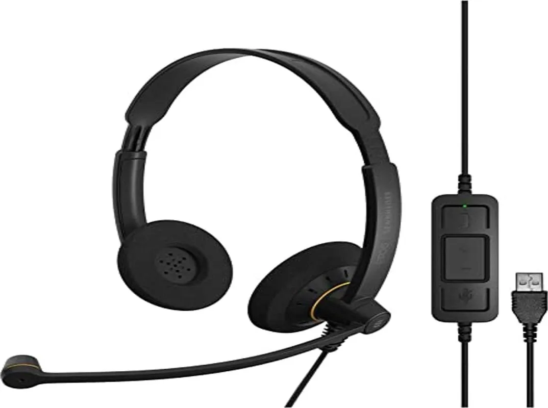 EPOS Sennheier SC 60 USB Wired Headphone - Price in India (May 2026 ...