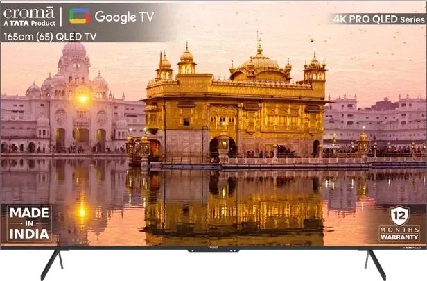 Croma CREL065UGC024602 65 inch Ultra HD 4K Smart QLED TV Price in India ...