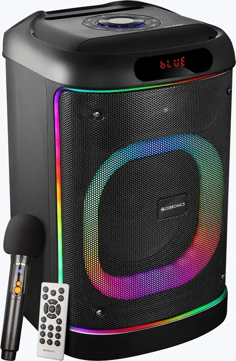 Zebronics Zeb-Bash 60W Bluetooth Speaker Price in India 2025, Full ...