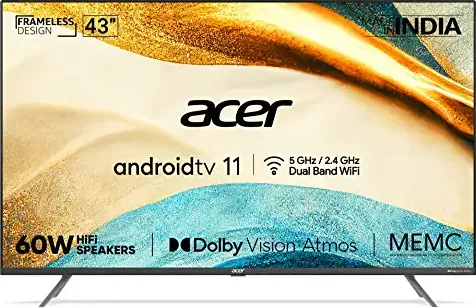 Acer H Series AR43AR2851UDPRO 43 inch Ultra HD 4K Smart LED TV - Price ...
