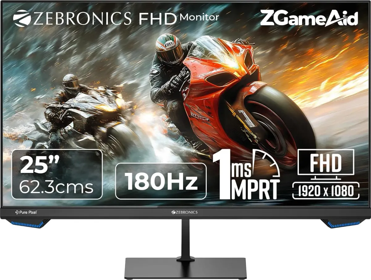 Zebronics ZEB-N25A 25 inch Full HD Monitor - Price in India (May 2026 ...